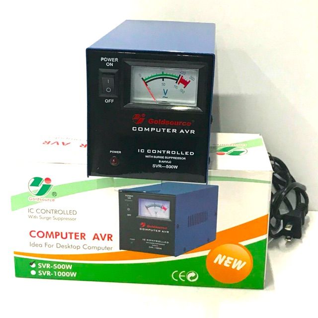 Goldsource Computer Voltage Regulator 500 watts AVR Made for COMPUTER ...