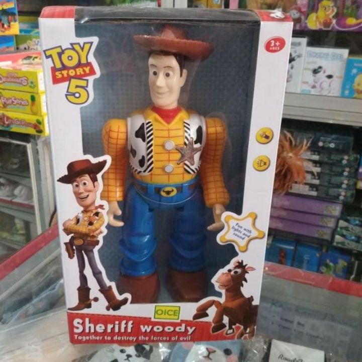 MAINAN TOYS SHERIFF WOODY TOY STORY 5 | Lazada Indonesia