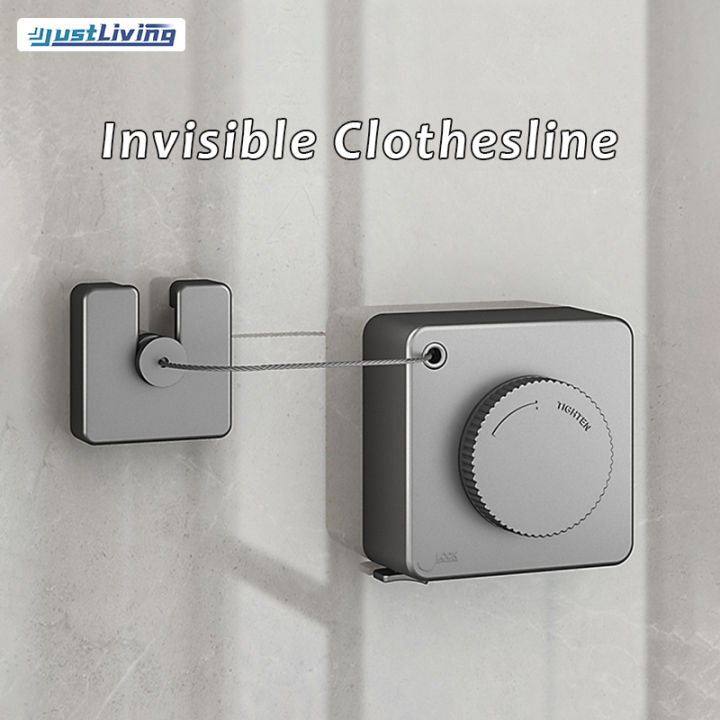 【Ginwerty Suiop】 JustLiving Retractable Clothesline Indoor Simple ...