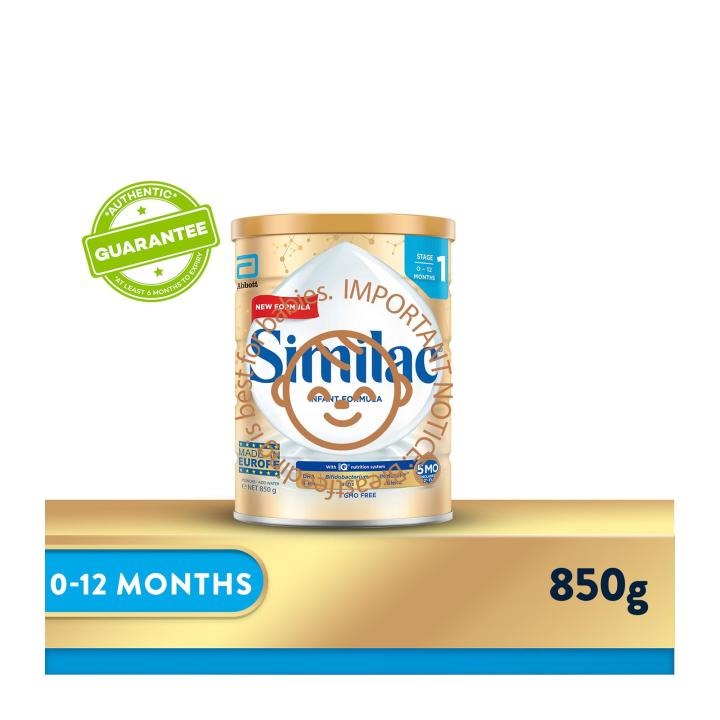Similac 5MO Stage 1 Infant Milk Formula 850 G (0-12 Months) | Lazada ...