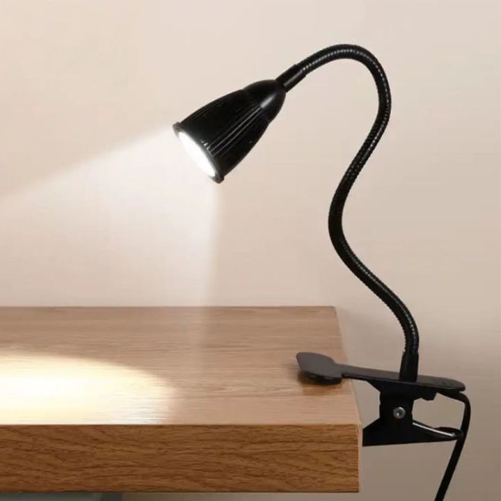 LED Flexible Clamp Bedside Study Light Clip Working Lamp 5w 220v with ...