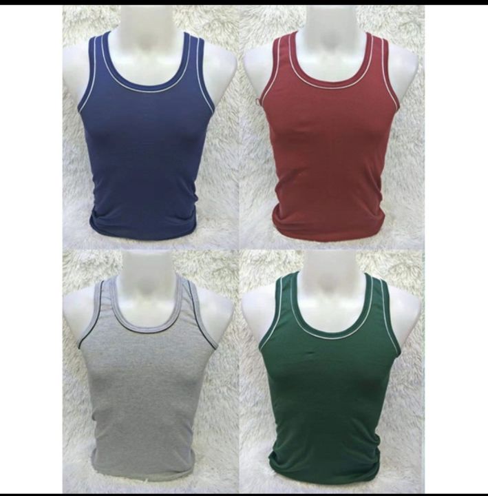 STRECHABLE BODYFIT MENS SANDO FREE SIZE | Lazada PH