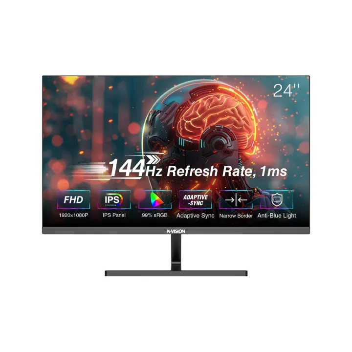 Nvision 24 27 Inch Gaming IPS Monitor 240HZ / 200HZ /144HZ 1ms ...