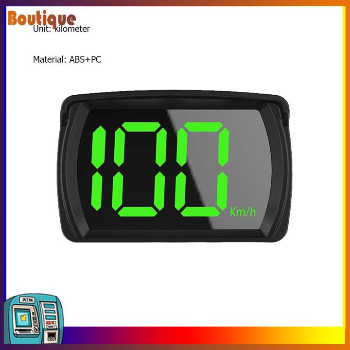 Universal KMH MPH Reminder Meter Dual Chips Smart Digital Speed Meter ...