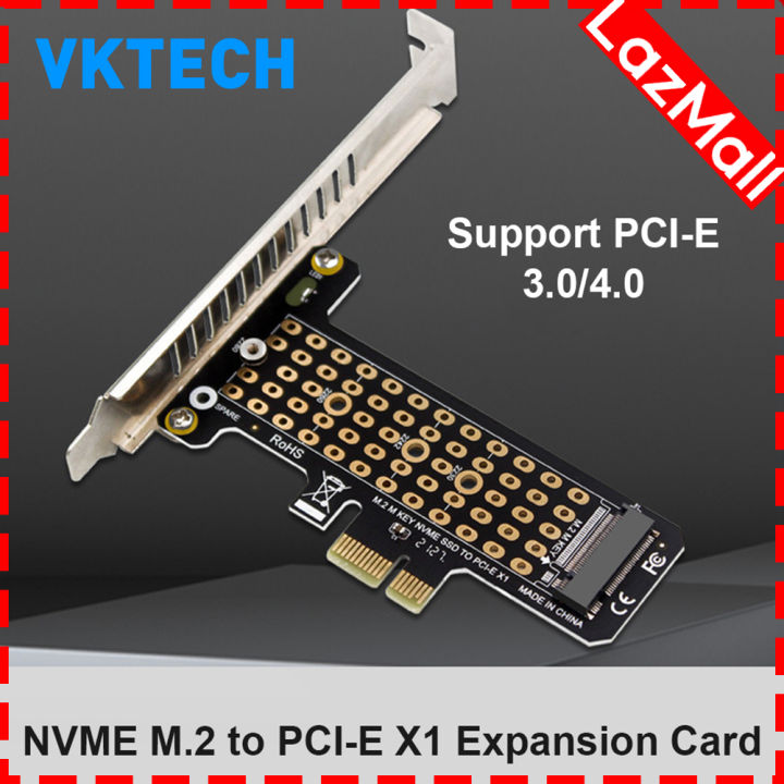 [Vktech] SSD M.2 NVME to PCI-E X1 Adapter Board Support PCI-E4.0/3.0 ...