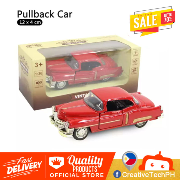 Vintage Car Model Pullback Model Toys by Creative Tech | Lazada PH