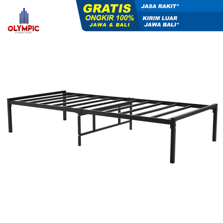 Olympic Ranjang Besi / Divan Rangka Besi / ORB Akira (tanpa headboard ...