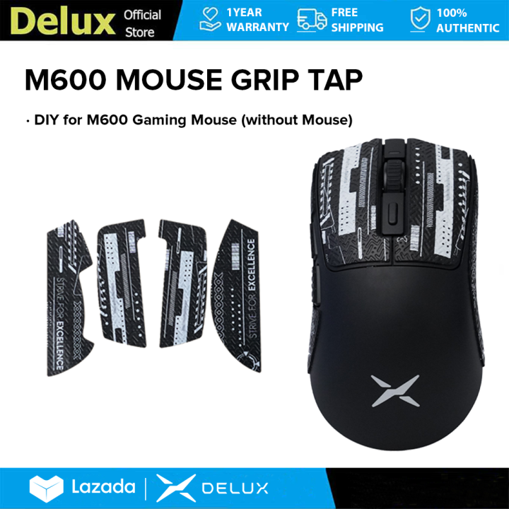 Delux M600 Mouse Grip Tap DIY for M600 Gaming Mouse (without Mouse ...
