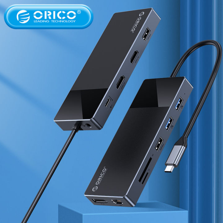 ORICO USB HUB Docking station 4K 60Hz Mini USB Type C to Dual HDMI*2 ...