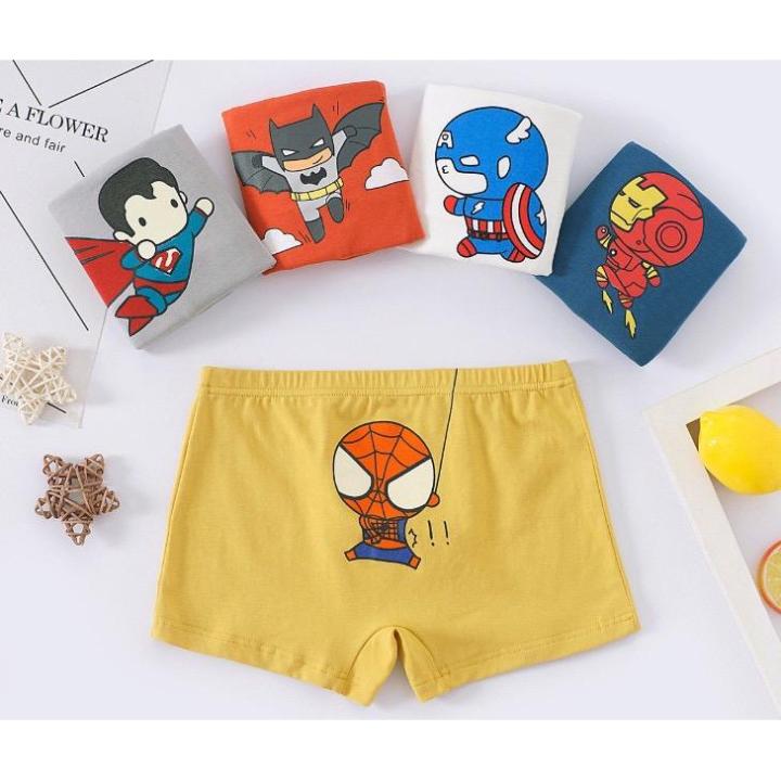 5PCS 🔥GOOD QUALITY🔥Cotton BOYS Underwear Cartoon SuperHero Breathable ...