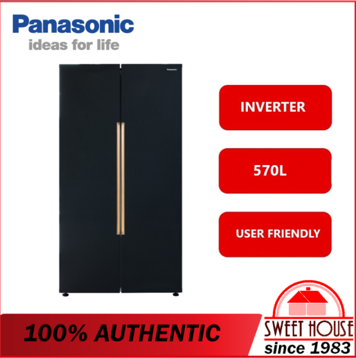 Panasonic NR-S621BB-MY 570L Side By Side Refrigerator | Lazada