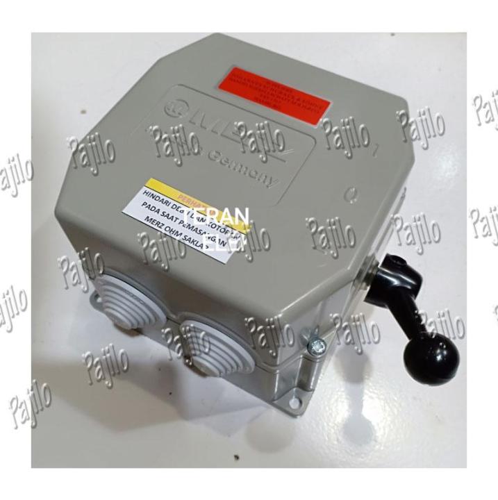 SAKLAR GENSET MERZ 4P 4POLE 40A COS CHANGE OVER SWITCH OHM SAKLAR MERZ ...