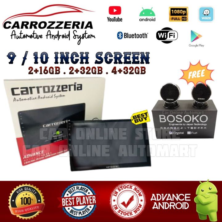 Original Carrozzeria Malaysia Advance Android Player 9 Inch&10 Inch ...