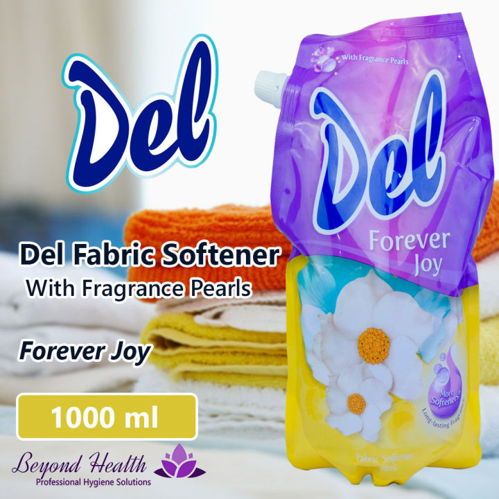 Del Fabric Conditioner [1000ml Forever Joy Refill Pouch] with Fragrance ...
