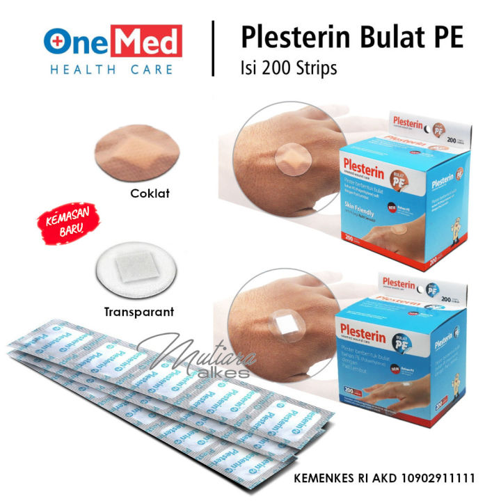 PLESTERIN BULAT Anti Air ONEMED isi 200 Transparant/Coklat | Lazada ...