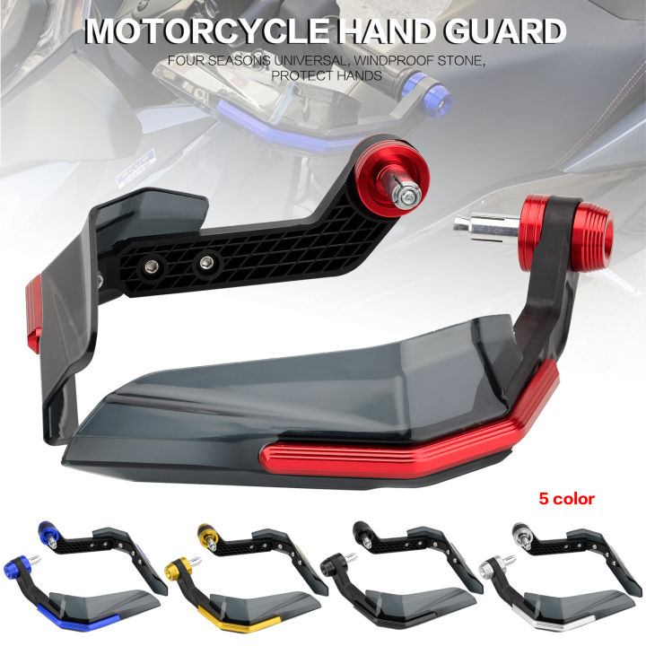 Pair Universal Motorcycle Handlebar Handguard Handle Guard hand bar ...
