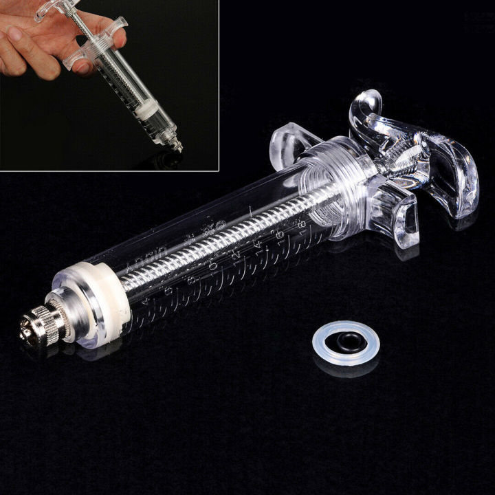 Veterinary Plastic Steel Syringe Fine Syringe Feeder Pet Bird Parrot ...