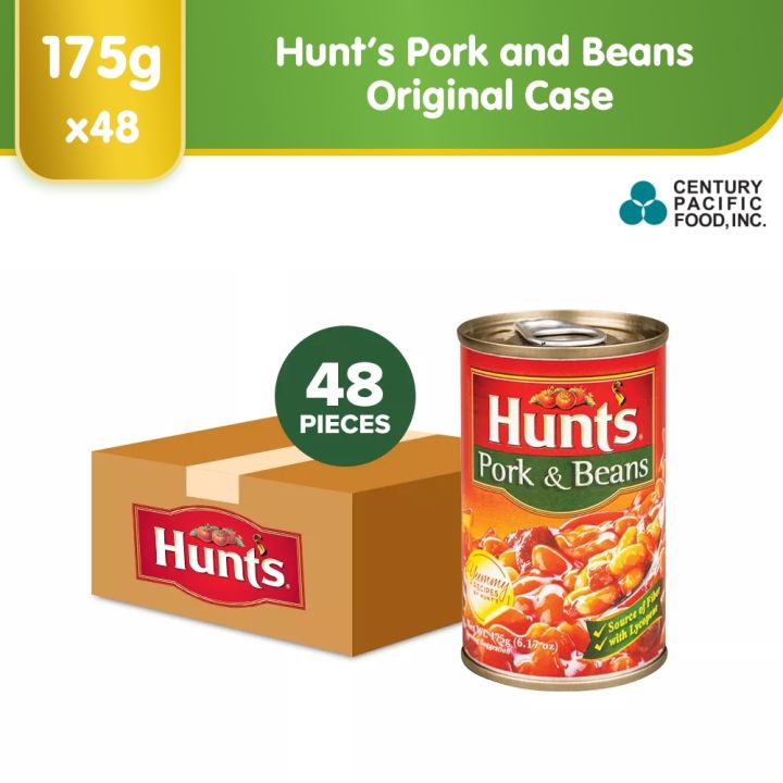 Hunt's Pork and Beans Original 175g Pack of 48 | Lazada PH