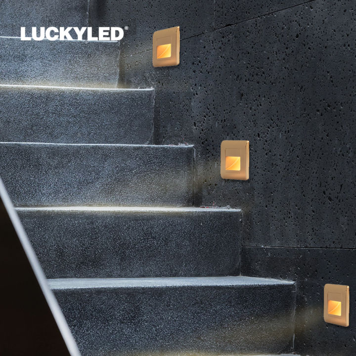 【Local Delivery】LED Stair Light Radar Sensor Motion Sensor Night Lamp Sensor Intelligent Wall ...