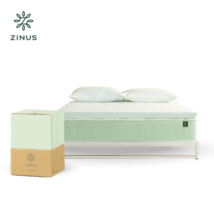 Zinus Topper Ada Green Tea ขนาด 3.5ฟุตหนา4ซม. | Lazada.co.th