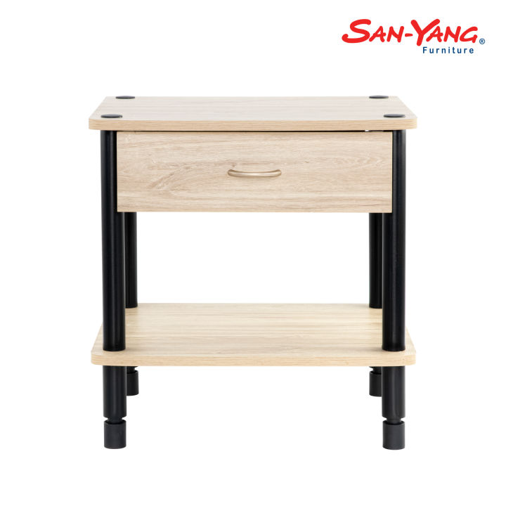 San-Yang Side Table 200002 Ivory Oak | Lazada PH