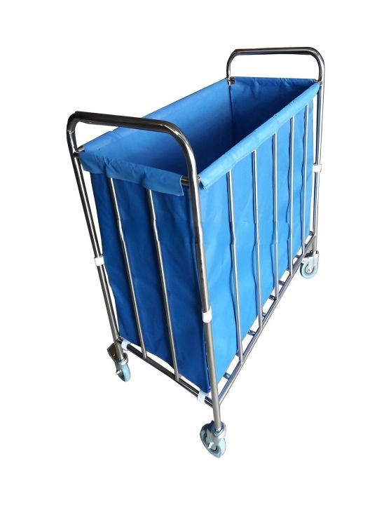 Trolley Linen Medis Klinik Rumah Sakit Industri Stainless Steel Dengan ...