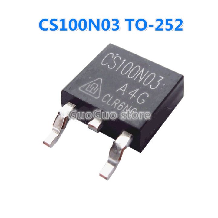 10pcs 100N03 CS100N03 TO-252 30V/100A MOSFET new original | Lazada