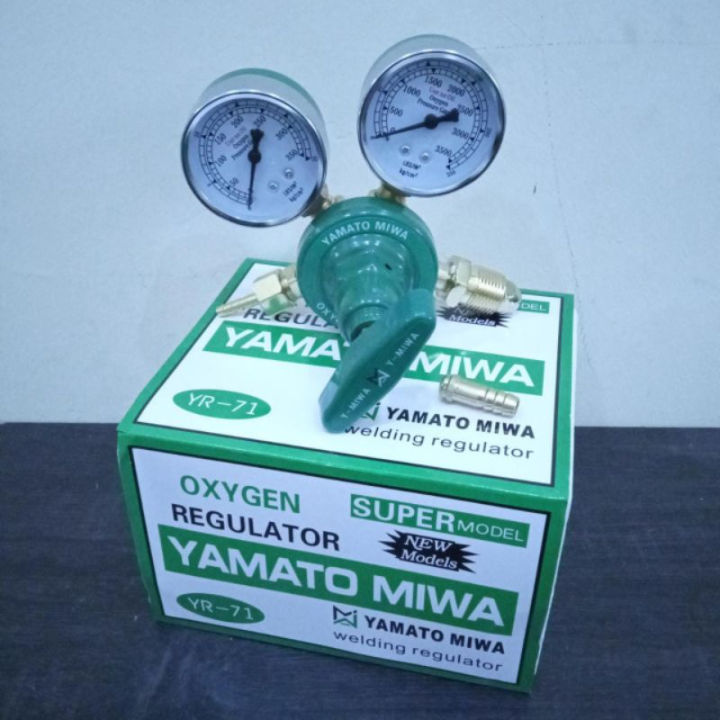 Regulator Las Oxygen YAMATO MIWA YR-71 Regulator Las Oksigen YAMATO YR-71 | Lazada Indonesia
