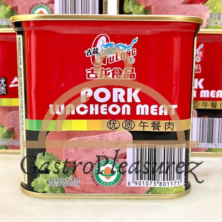 GuLong Pork Luncheon Meat 340g | Ready Stock | Imported | China | New ...