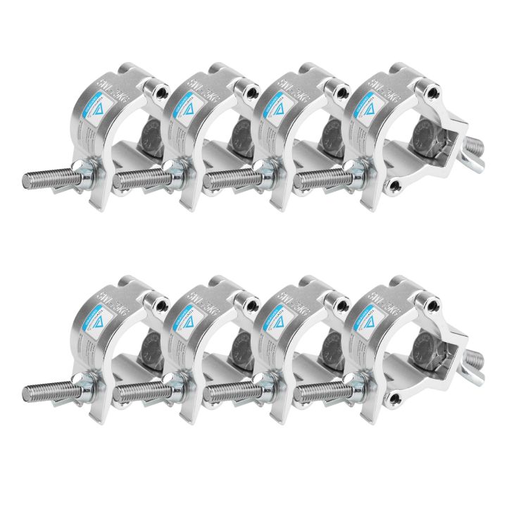 1.25-1.38 Inch Truss Clamp Stage Lights Clamp, 8 PCS Premium Lighting Clamps for DJ Lighting Par ...