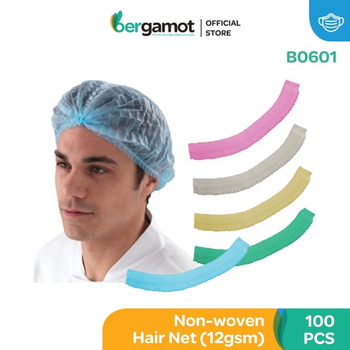 Bergamot Disposable Hair Nets | Mob Cap | Hair Cover 12gsm / 14 gsm ...