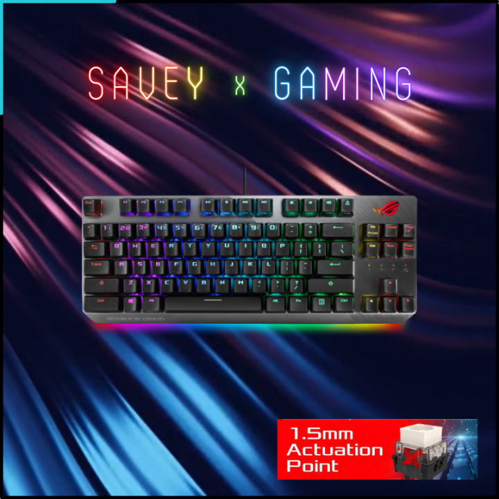 (SG SELLER) ASUS ROG Falchion NX 65% Wireless Gaming Keyboard (ROG NX ...