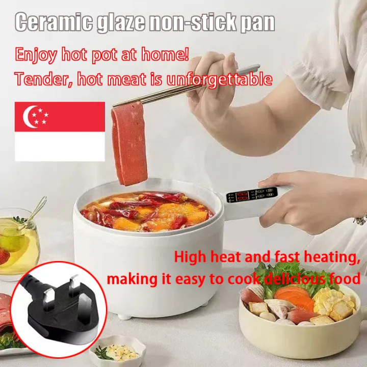 (Ship in 24hrs)1.5L Mini Electric Rice Cooker 700W Non Stick Ceramic ...