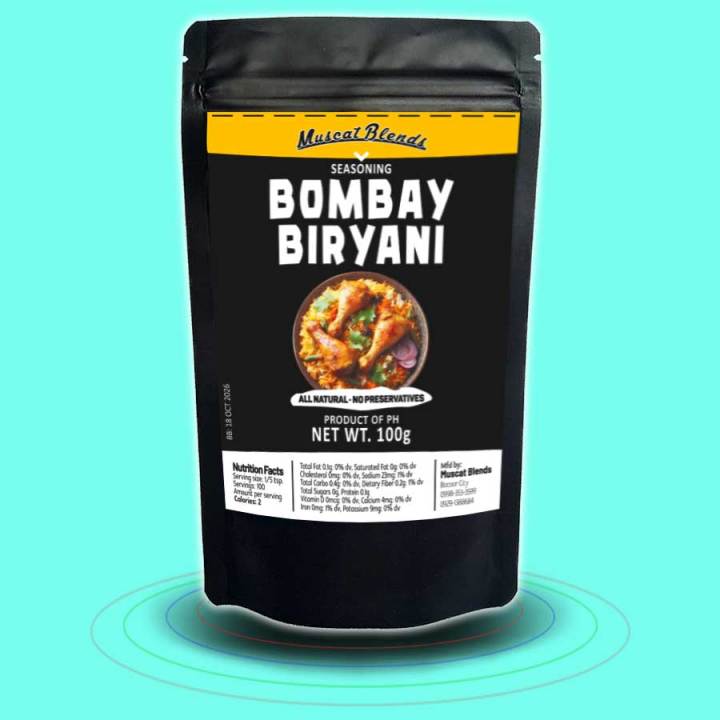 MUSCAT BLENDS BOMBAY BIRYANI SEASONING 100g | Lazada PH