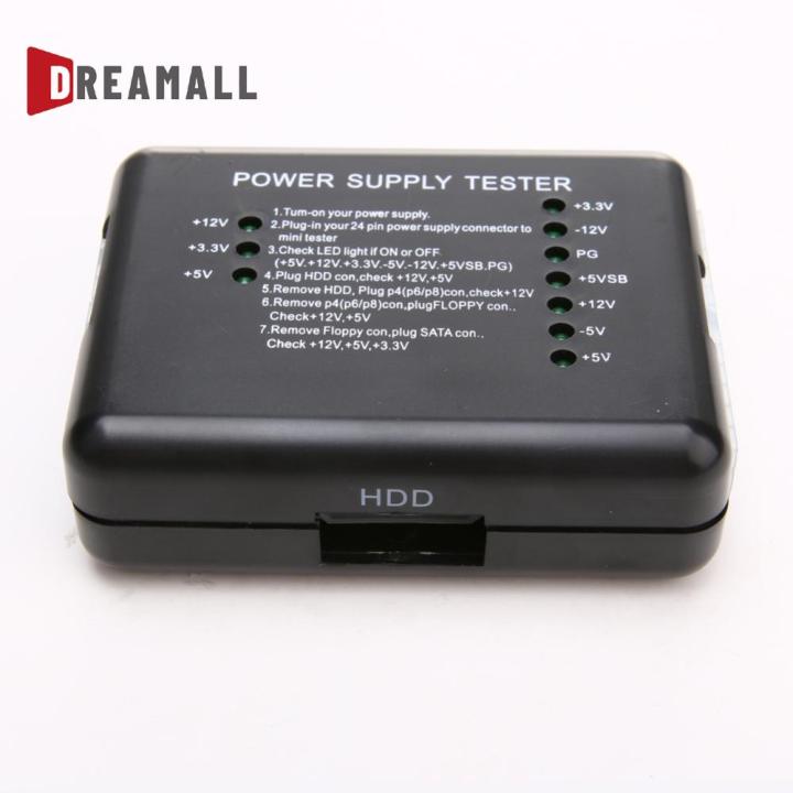 PC Power Supply Tester with 20/24 Pin SATA HDD Connectors | Lazada PH