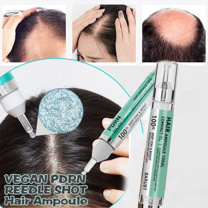 PDRN Reedle Shot Hair Ampoule 15ml Scalp Serum for Dry Damaged Hair ...