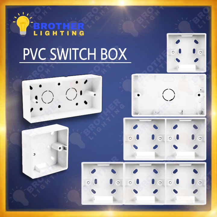 Surface/Conceal Nut box base cover for plug socket switch socket besi ...