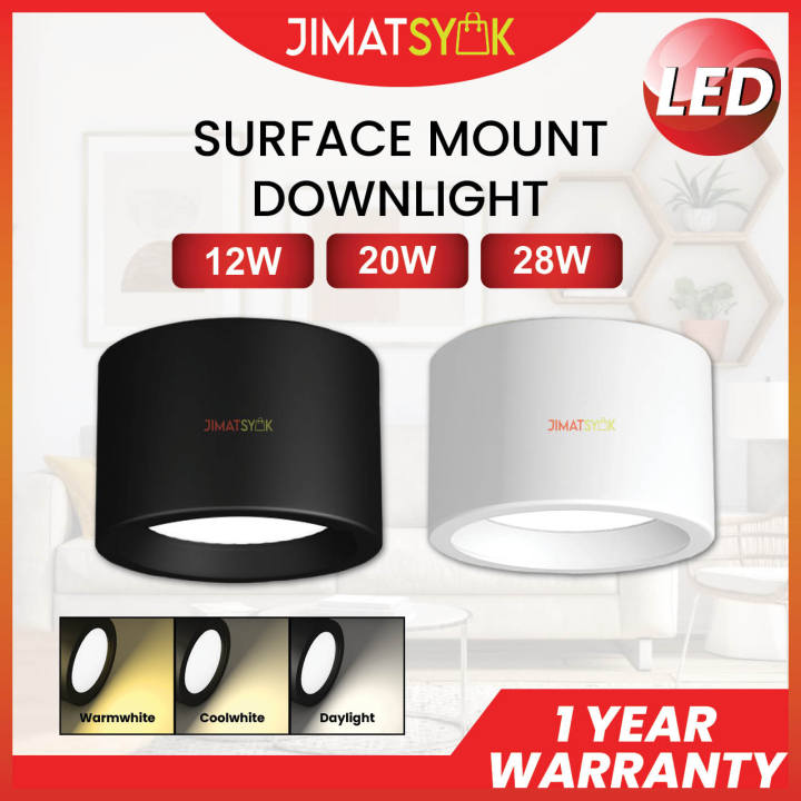 LED Surface Mounted Downlight 4" 6" 8" 12W 20W 28W LED Milo Tin Ceiling ...