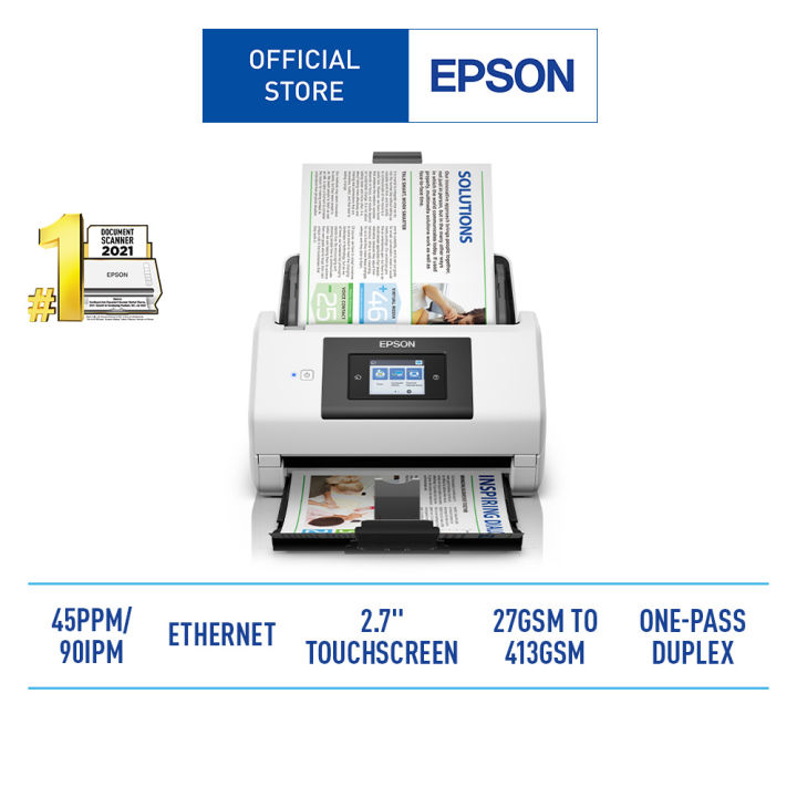 Epson WorkForce DS-780N A4 Duplex Sheet-fed Document Scanner | Lazada PH