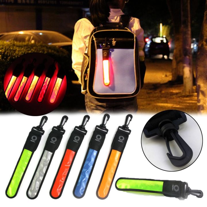 【COD+IN STOCK】 LED Glowing Luminous Reflective Backpack Hanging Light ...