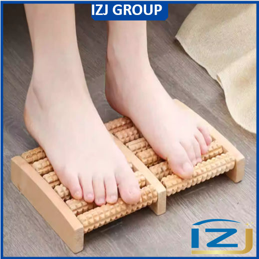 Foot Sole Massager Wooden Roller Solid Wood Foot Foot Leg Massager ...
