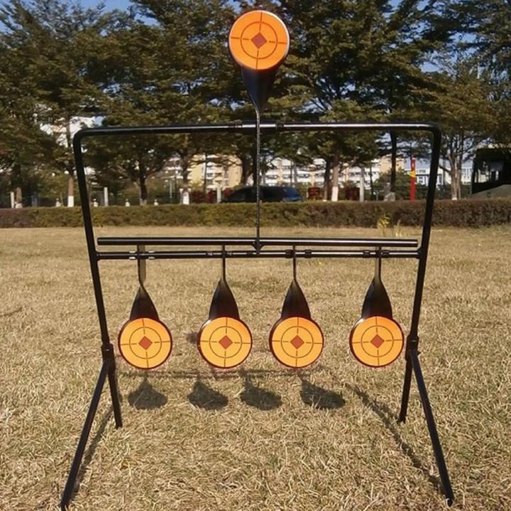 BNCLOTH 5 Targets Self Resetting Shooting Target Metal Target Stand ...