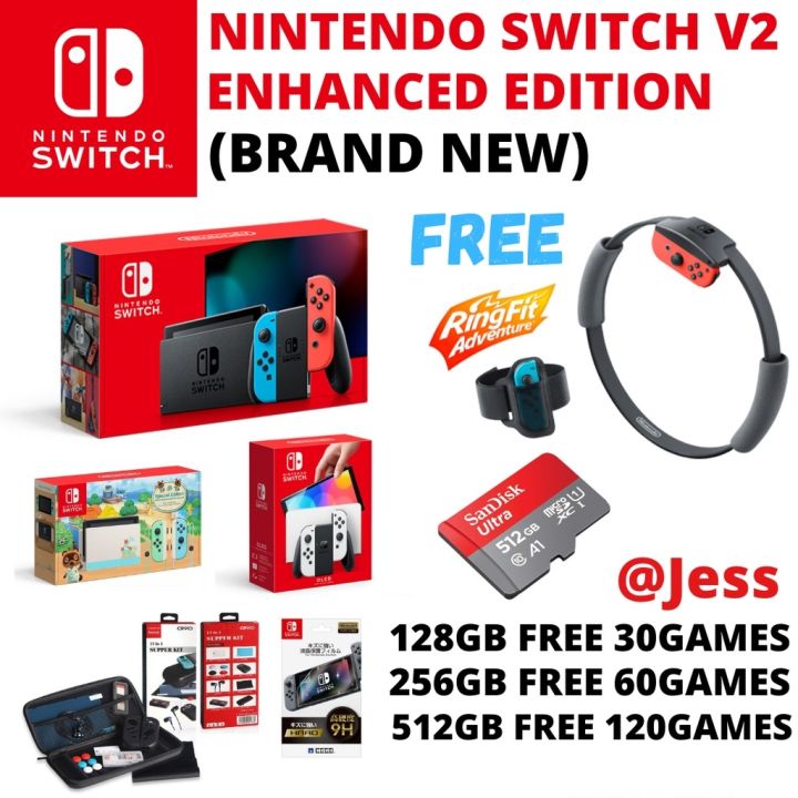 Nintendo switch v2 Nintendo Switch V2 New Enhanced Edition/Oled model ...