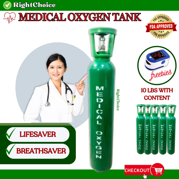 Health Flow: Portable Brand New 10 lbs Medical Oxygen Tank with Content ...