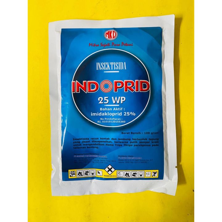 Insektisida kontak imidakloprid INDOPRID 25wp 100gram dari INDOTANI ...