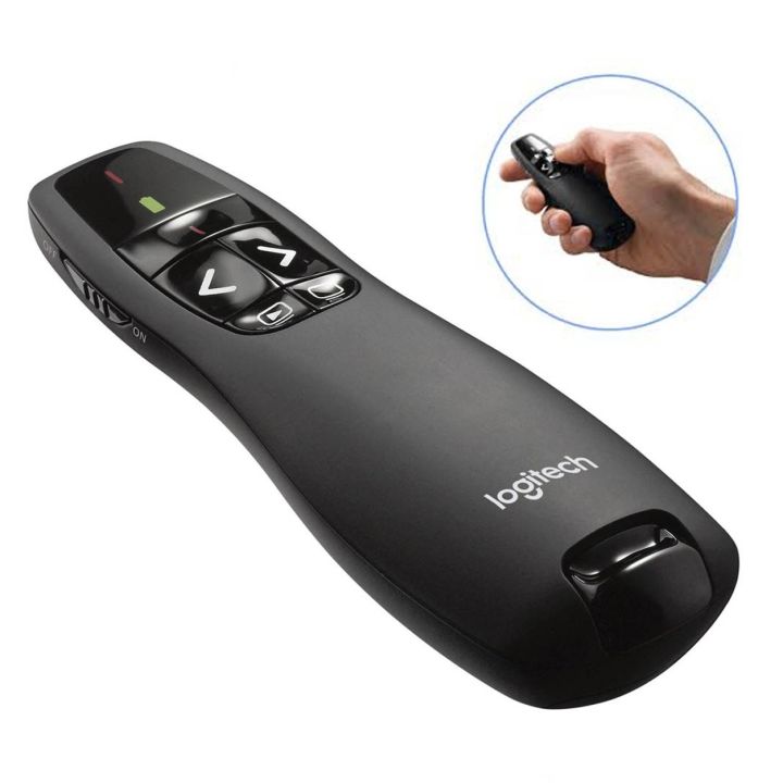 R400 Wireless Presenter Red Laser Pointer PPT Remote Control ...