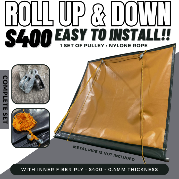 ROLL UP AND DOWN COMPLETE SET TRAPAL MAKAPAL WATERPROOF ORIGINAL S400 ...