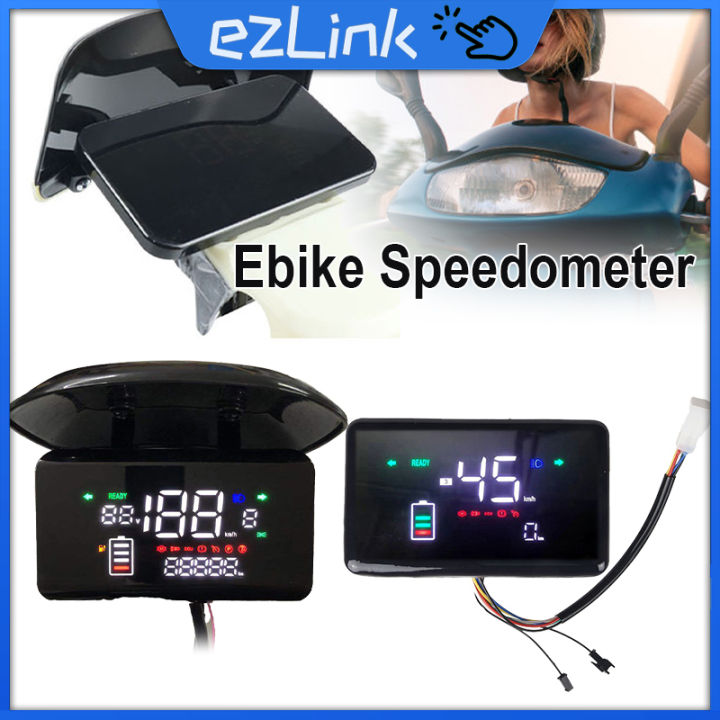 Universal 48V 60V 72V LCD Digital Speedometer Display Panel For Ebike ...
