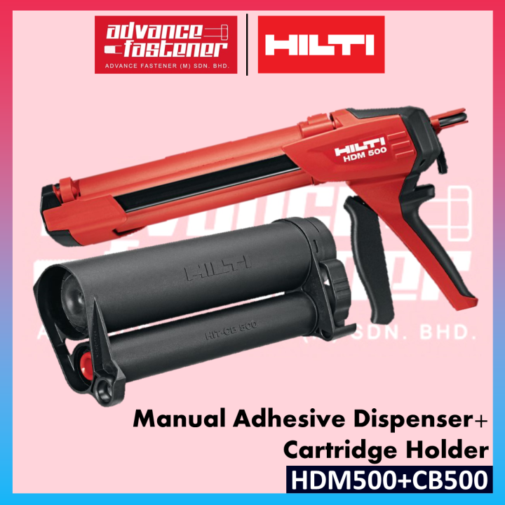 HILTI HDM500 2005641 / CR500 2007059 / CB500 2007057 Manual Adhesive ...