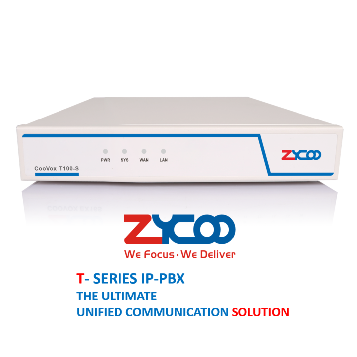 ZYCOO CooVox T100-S SIP IP-PBX for SME (Malaysia Ready Stock) | Lazada